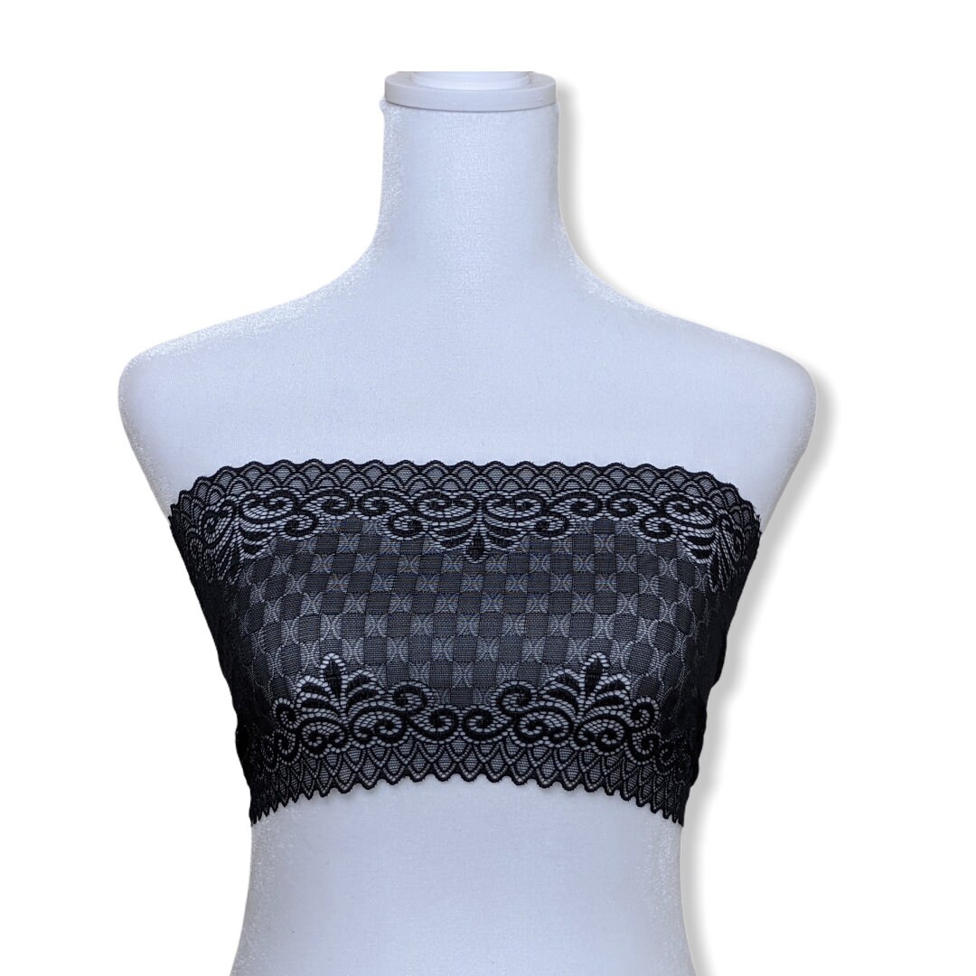 New Strapless Sexy Lingerie Stretch Lace Bandeau Bra Tube Top Etsy