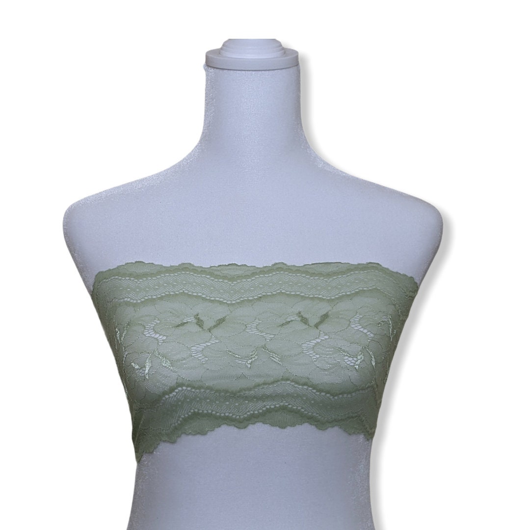 New Strapless Sexy Lingerie Stretch Lace Bandeau Bra Tube Top Etsy Uk