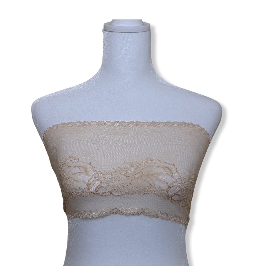 New Strapless Sexy Lingerie Stretch Lace Bandeau Bra Tube Top Oats