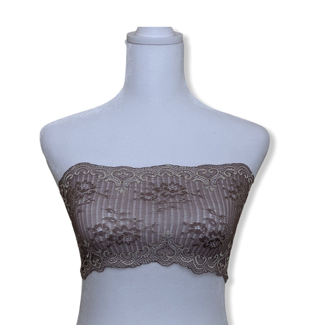 New Strapless Sexy Lingerie Stretch Lace Bandeau Bra Tube Top Etsy