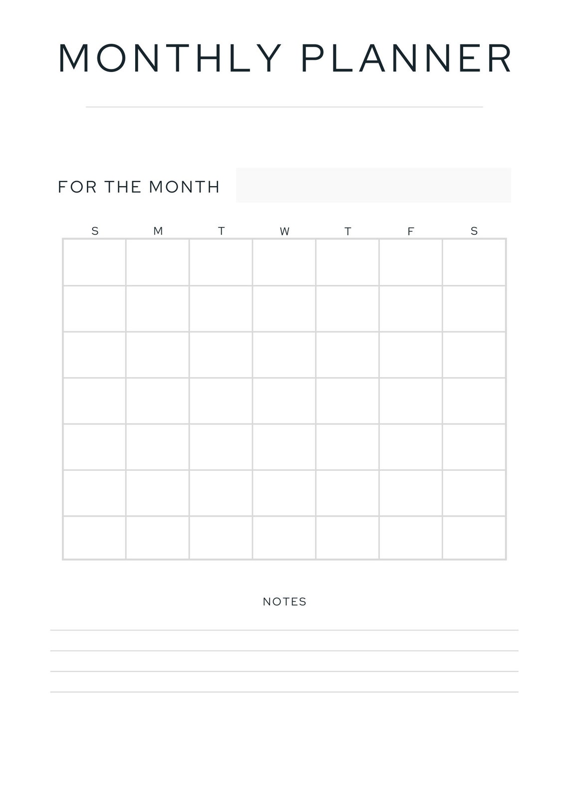 Minimalistic Planner Bundle Printable - INSTANT DOWNLOAD - Etsy