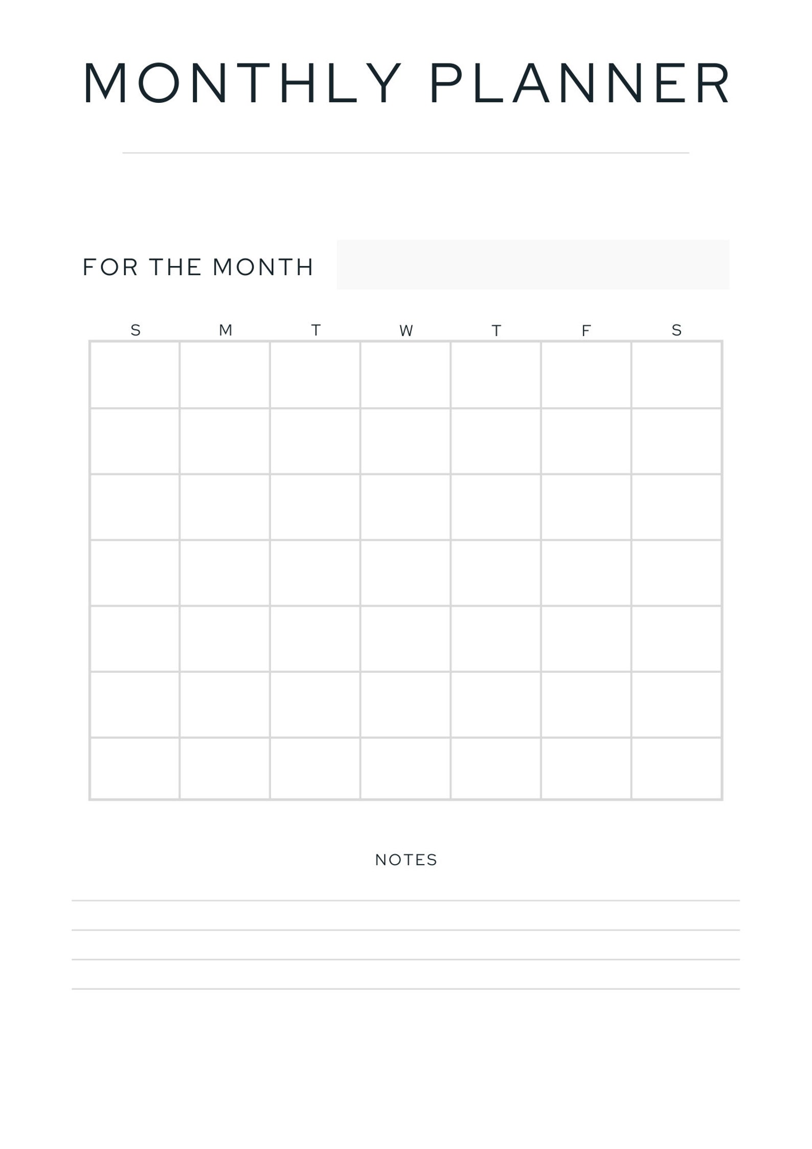 Minimalistic Planner Bundle Printable - INSTANT DOWNLOAD - Etsy
