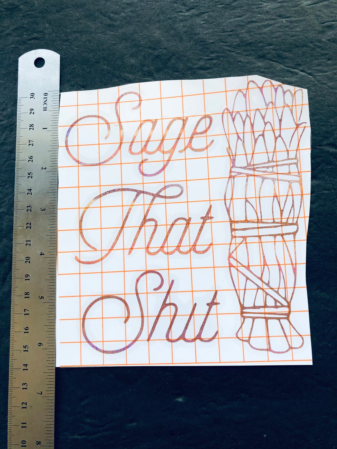 6x6 Sage That S High Quality Vinyl Decal - Etsy