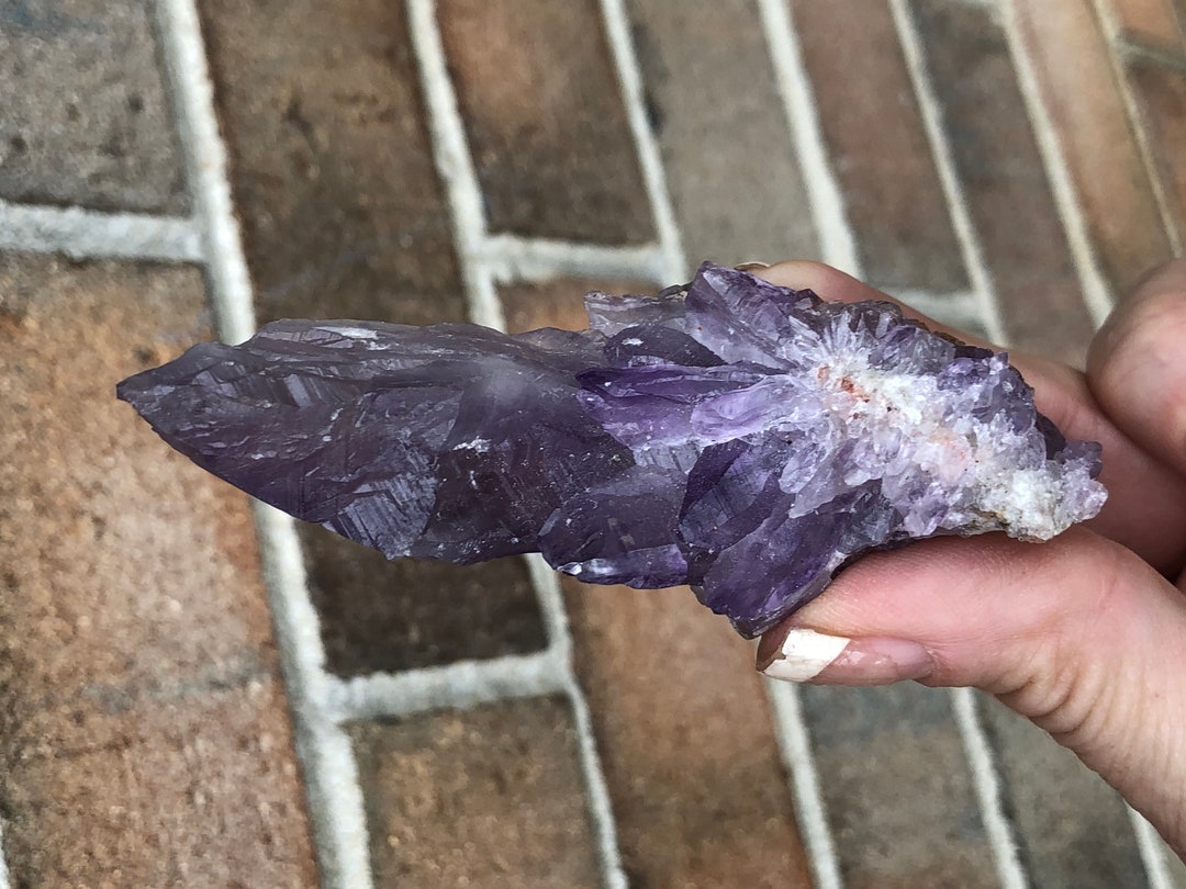 Amethyst Thunder Bay Canada Quartz Crystal Point Cluster - Etsy