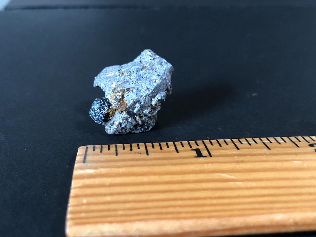 Brookite Crystal on Natural Smoky Quartz Specimen: Magnet Cove Arkansas ...