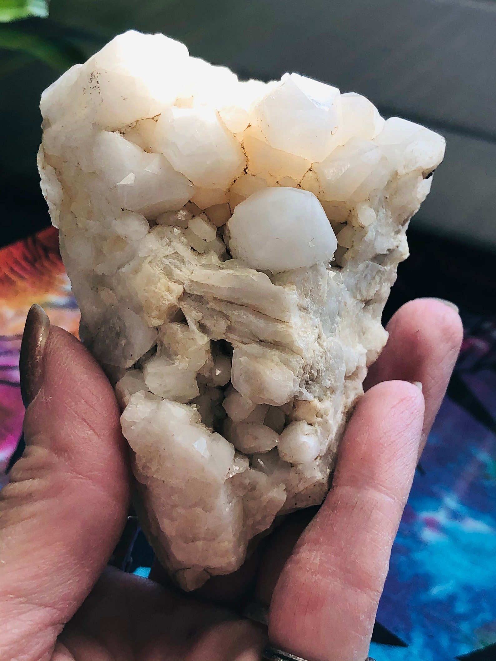 Ethically Sourced Milky Lustered Quartz Crystal Cluster | Etsy