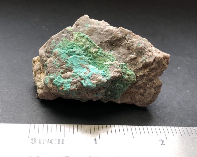 1.9oz Mona Lisa Turquoise Matrix Palm Stone Natural Unprocessed Chakra ...