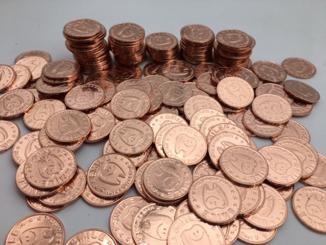 50 Tokens for Fun Gum Club Token Machines - Etsy