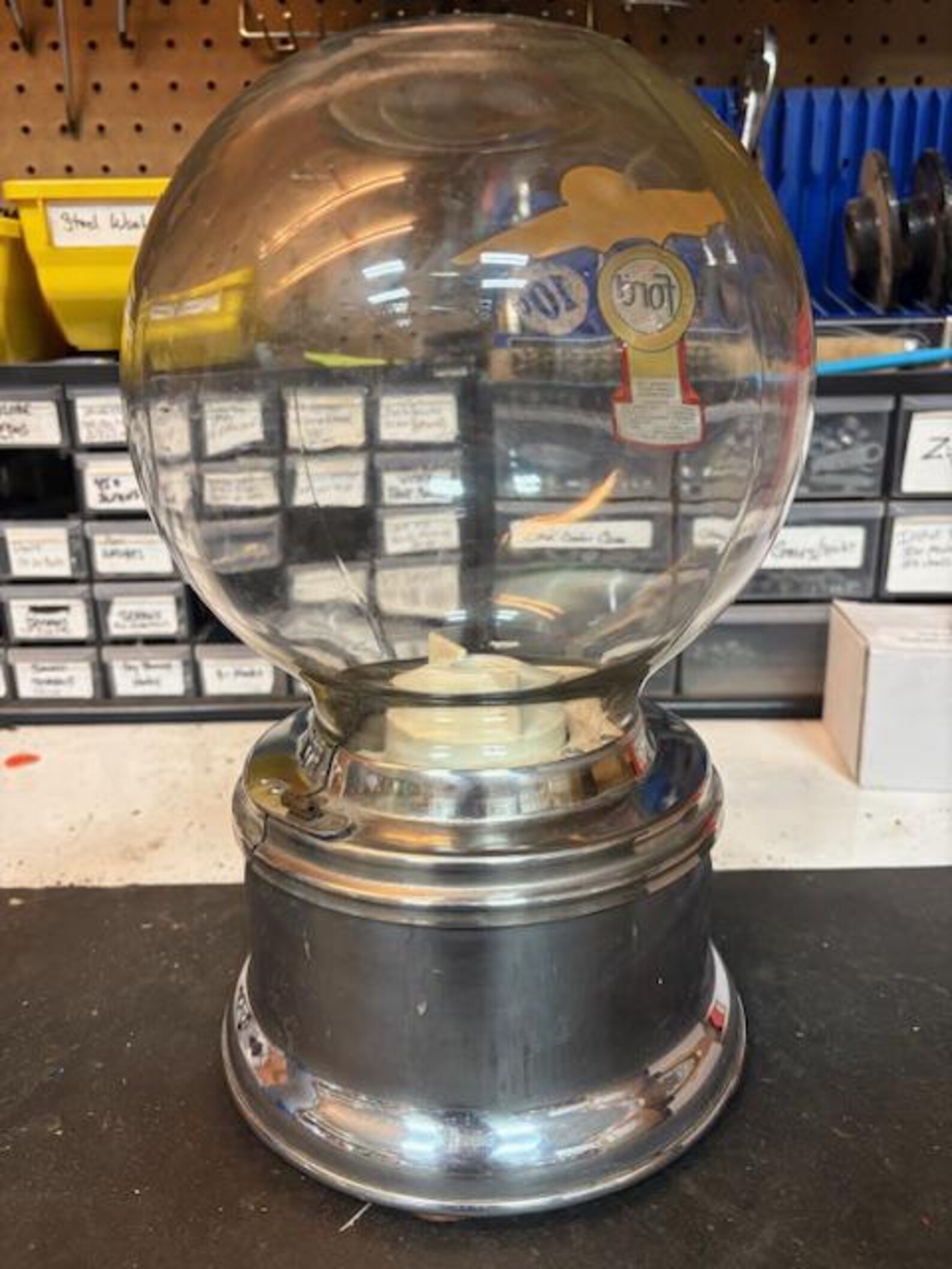 Antique Ford Gumball Machine With Glass Globe F100 Ford Gum Machine - Etsy