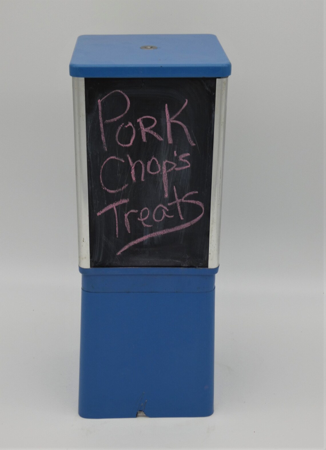 POT BELLIED PIG Treat Dispenser in Blue Repurposed From - Etsy