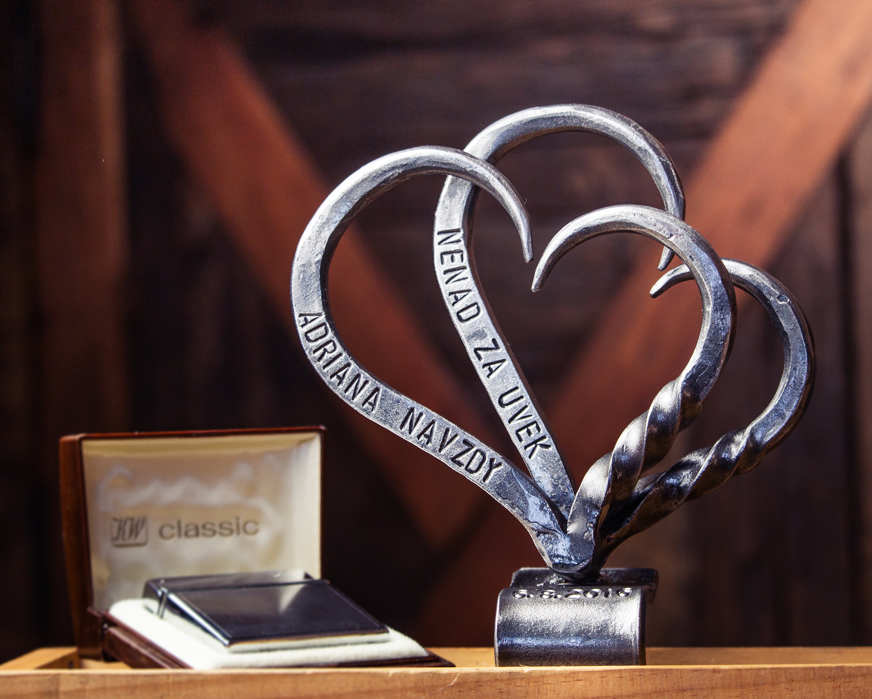 Mystical Heart Anniversary Gift Hand Forged Heart Gift With - Etsy