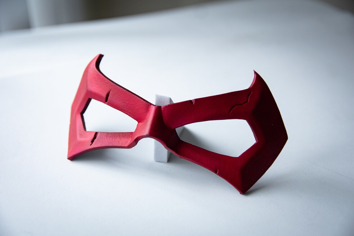 Red Hero Inspired Mask Template 1 - Etsy Canada