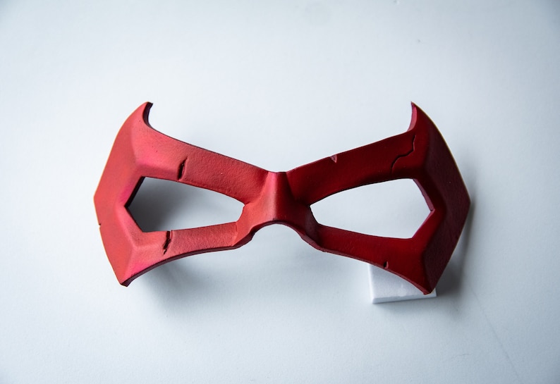Red Hood inspired Mask template 1 | Etsy