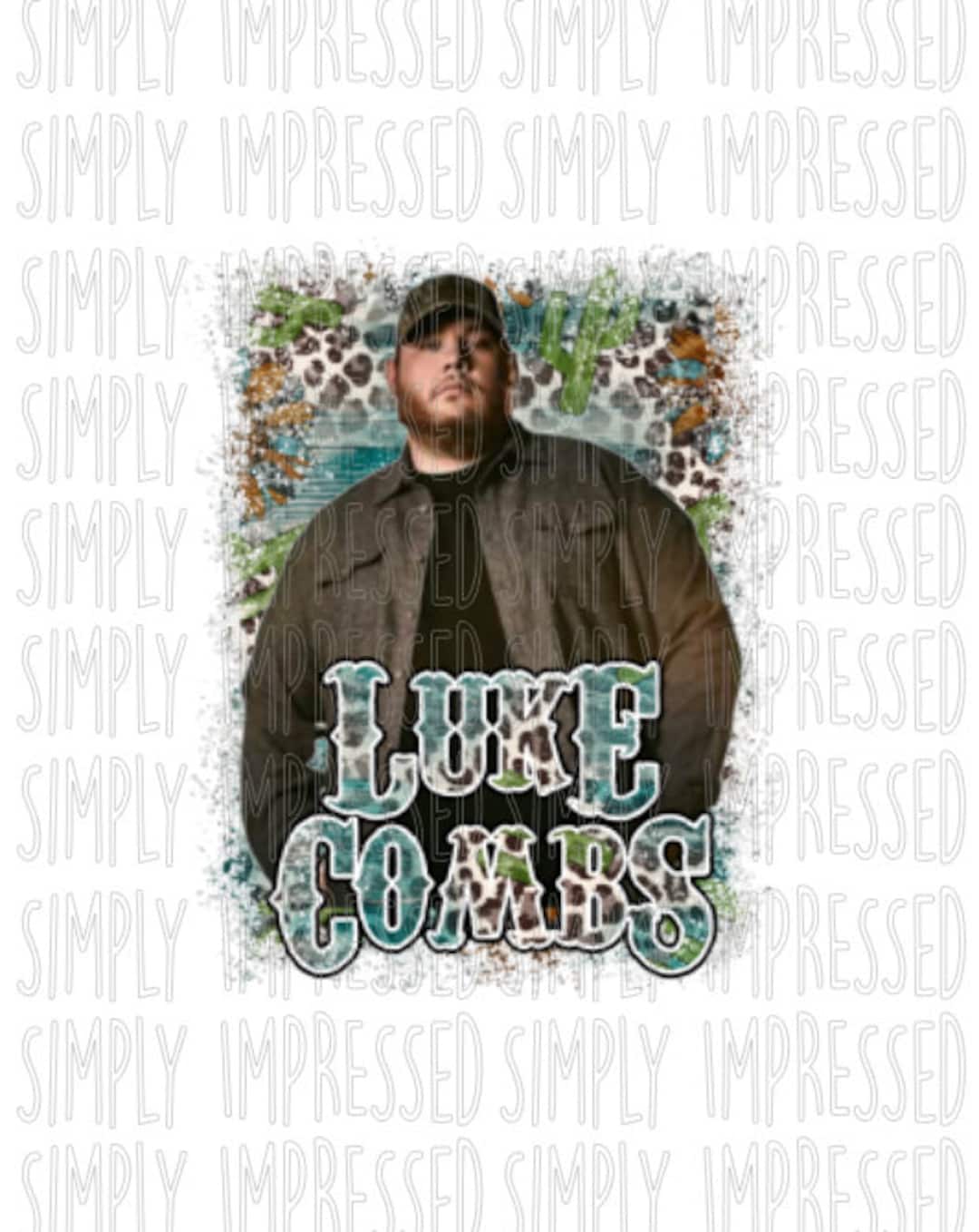 Luke Combs PNG / Country Music / Western / Digital Download for ...