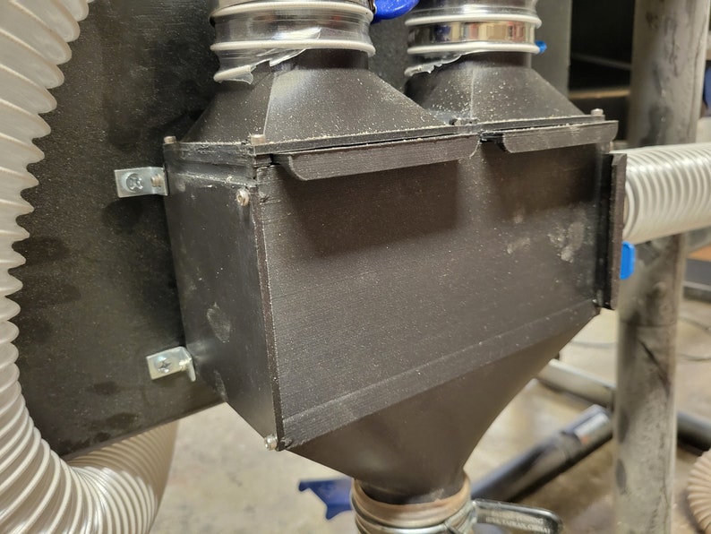 Dust Collection Splitter Manifold With Waste Gates digital File - Etsy ...
