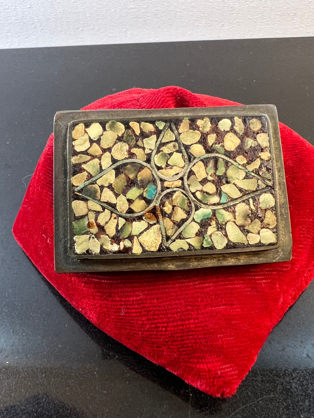 Vintage Small Trinket Box (as Is) - Etsy