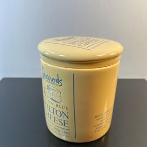 Vintage Harrods Knights Bridge English Stilton Cheese Crock - Etsy