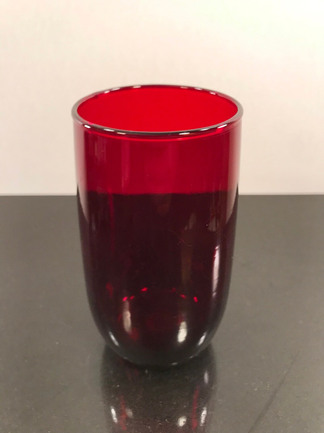Ruby Red Glass - Etsy