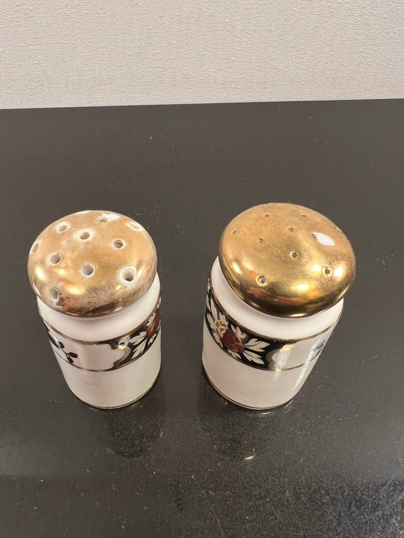 Vintage Japanese Porcelain Salt Shakers - Etsy