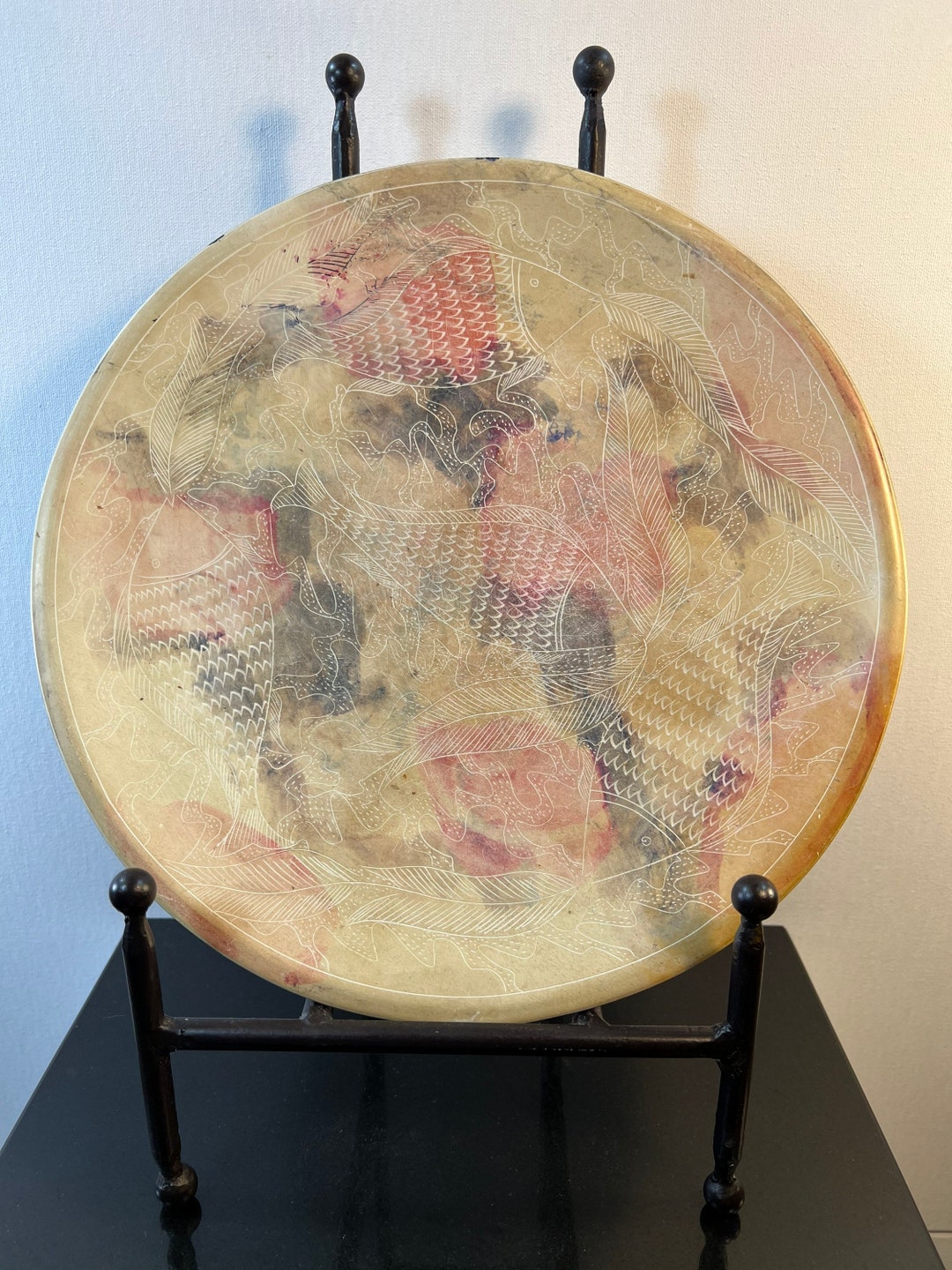 Vintage Kenyan Plate - Etsy