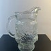 Vintage Clear Glass Pitcher - Etsy