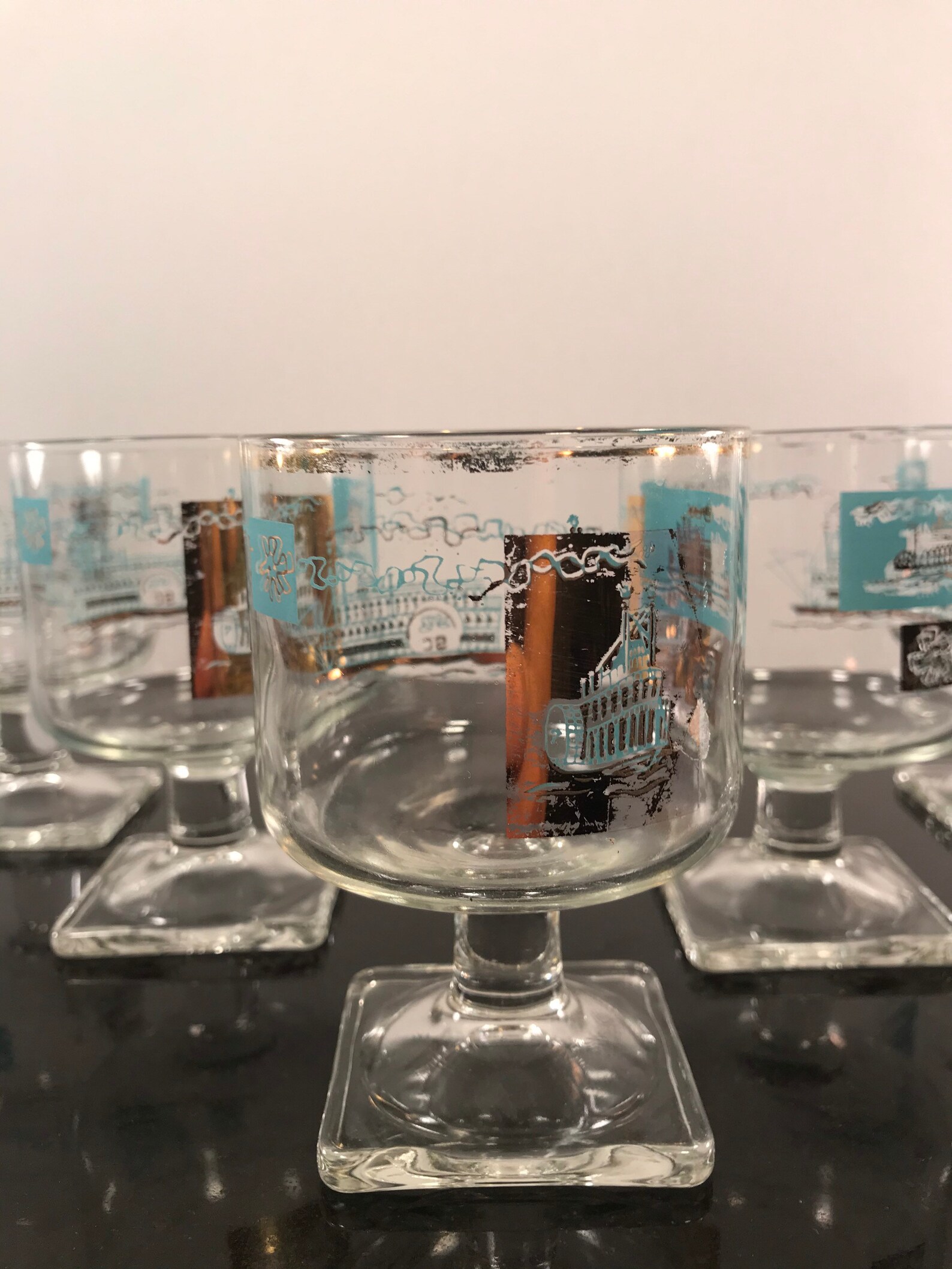 MCM Cocktail Glasses - Etsy