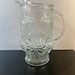 Vintage Clear Glass Pitcher - Etsy