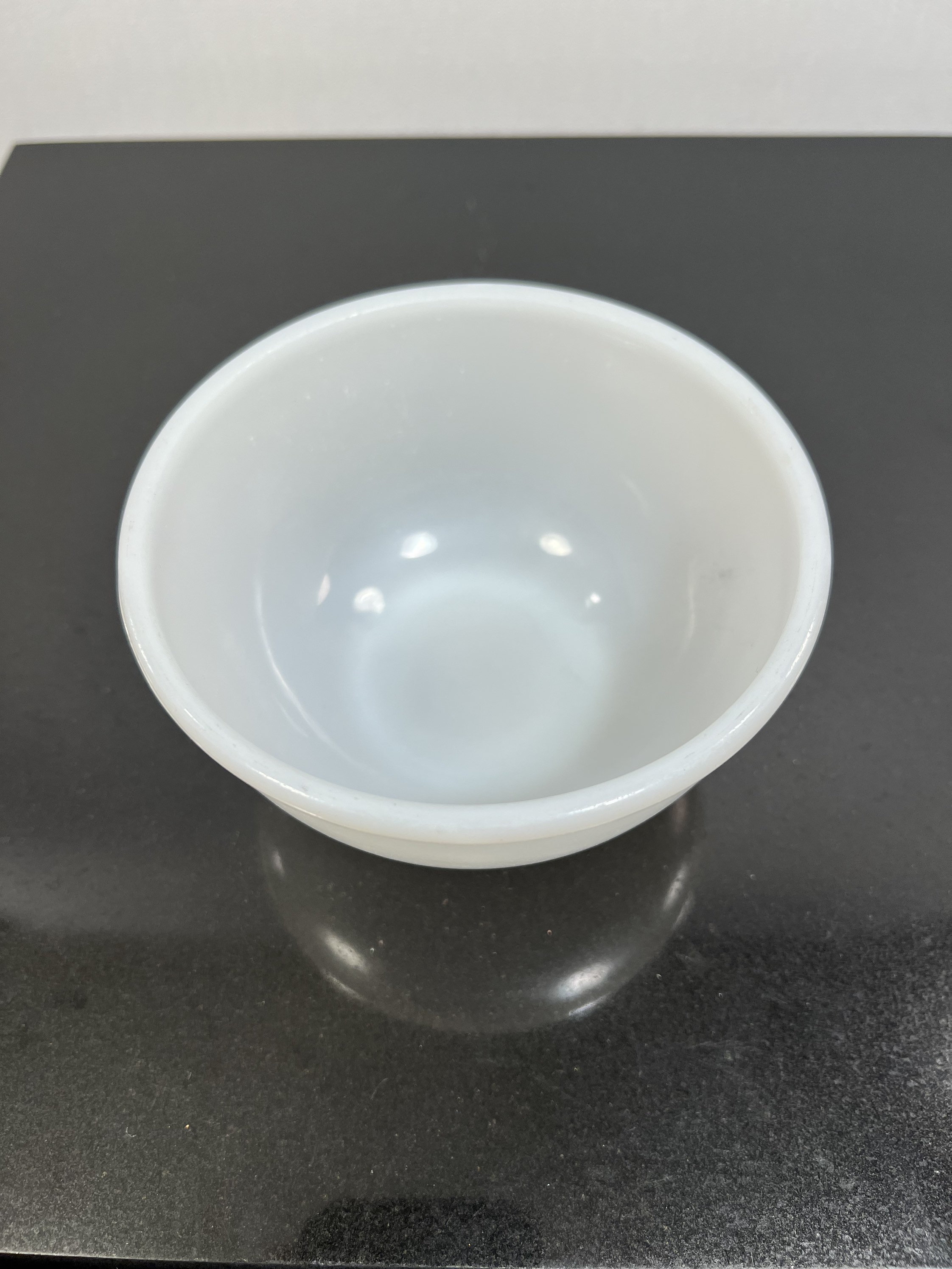Vintage White Fire King Bowl - Etsy