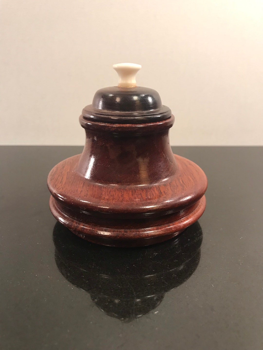 Vintage Wood Ink Well - Etsy