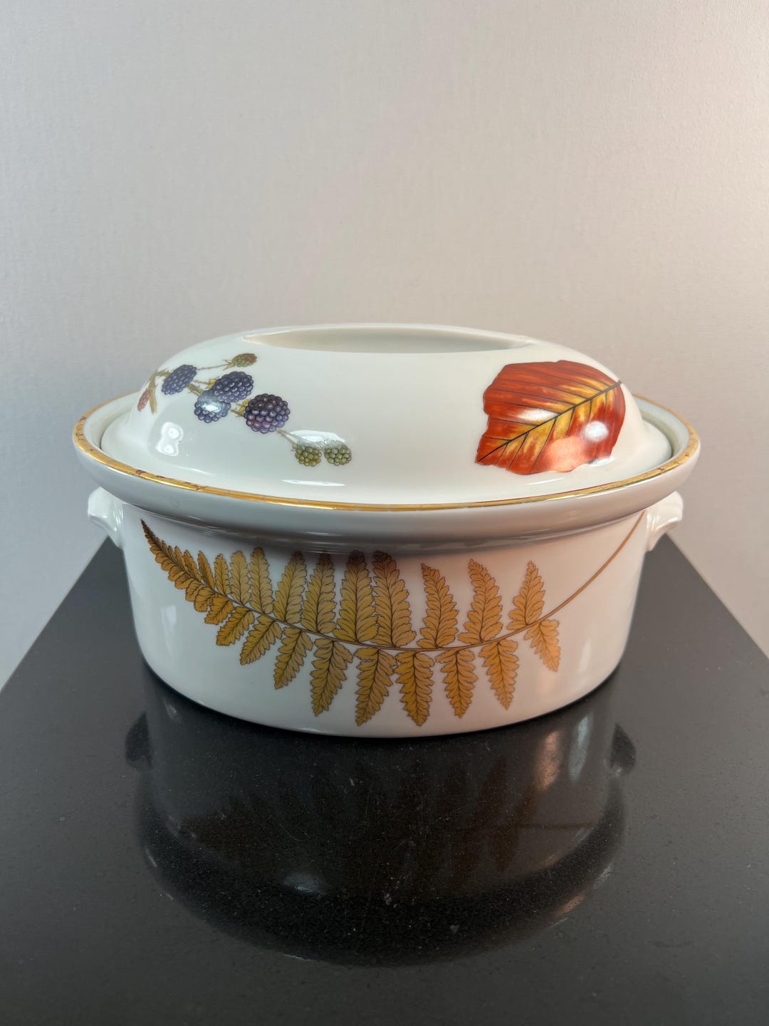 Vintage Worcester Wild Harvest Casserole Dish - Etsy