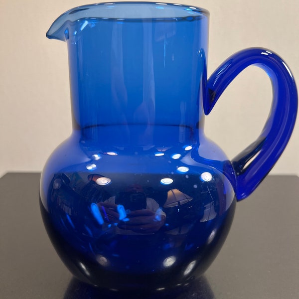 Small Glass Pitcher - Etsy