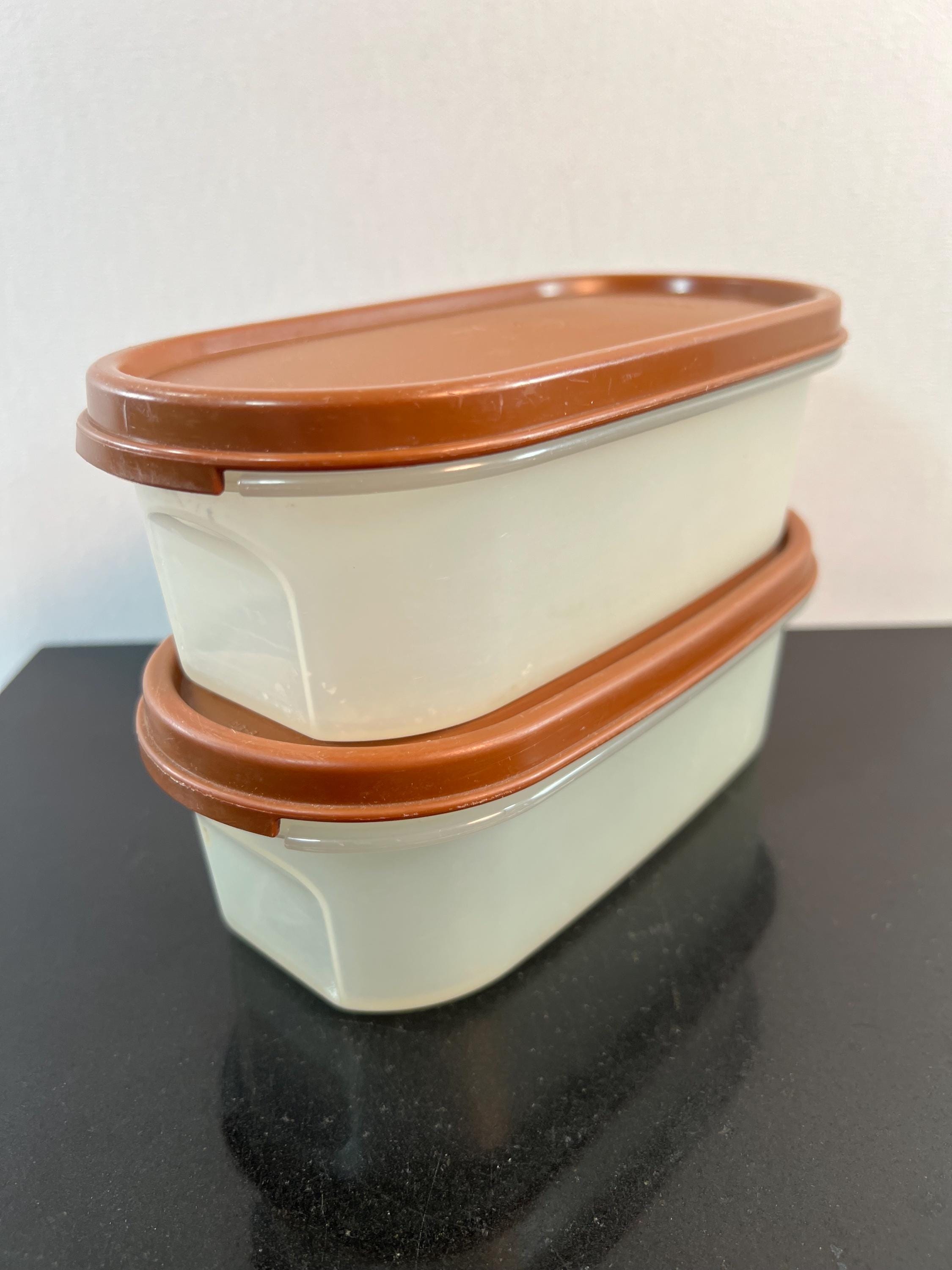 Vintage Set of Two Tupperware Containers - Etsy