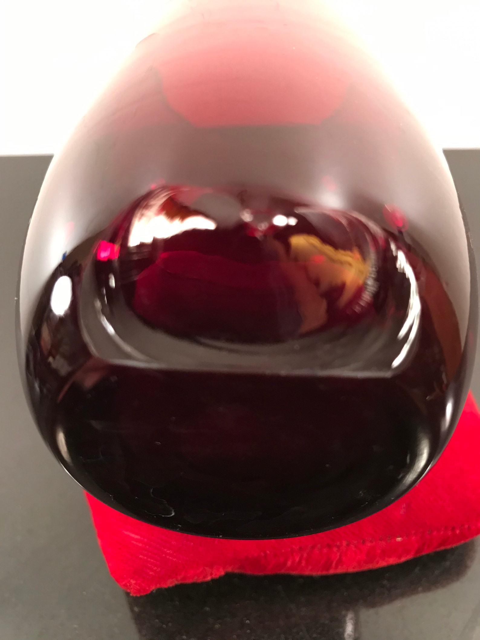 Ruby Red Glass - Etsy