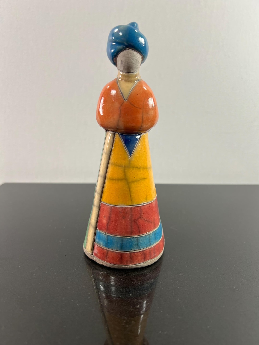 Vintage Nguni South African Lady Figurine Raku - Etsy