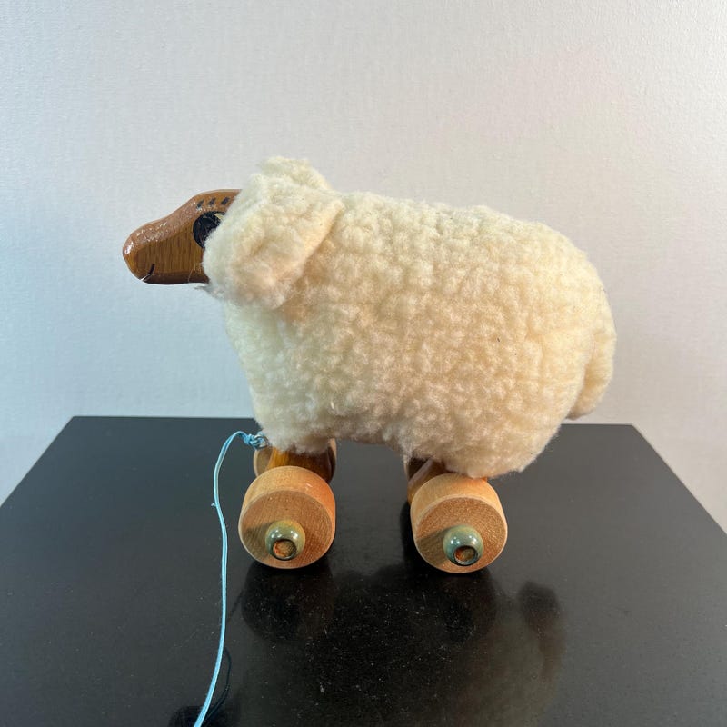 Sheep Pull Toy - Etsy