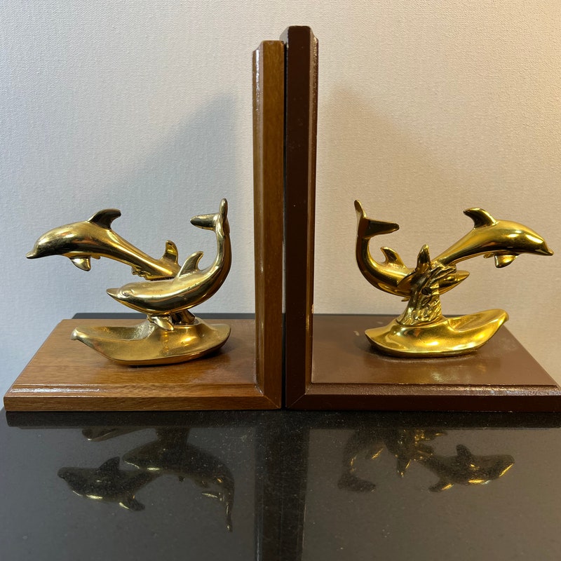 Brass Bookends - Etsy