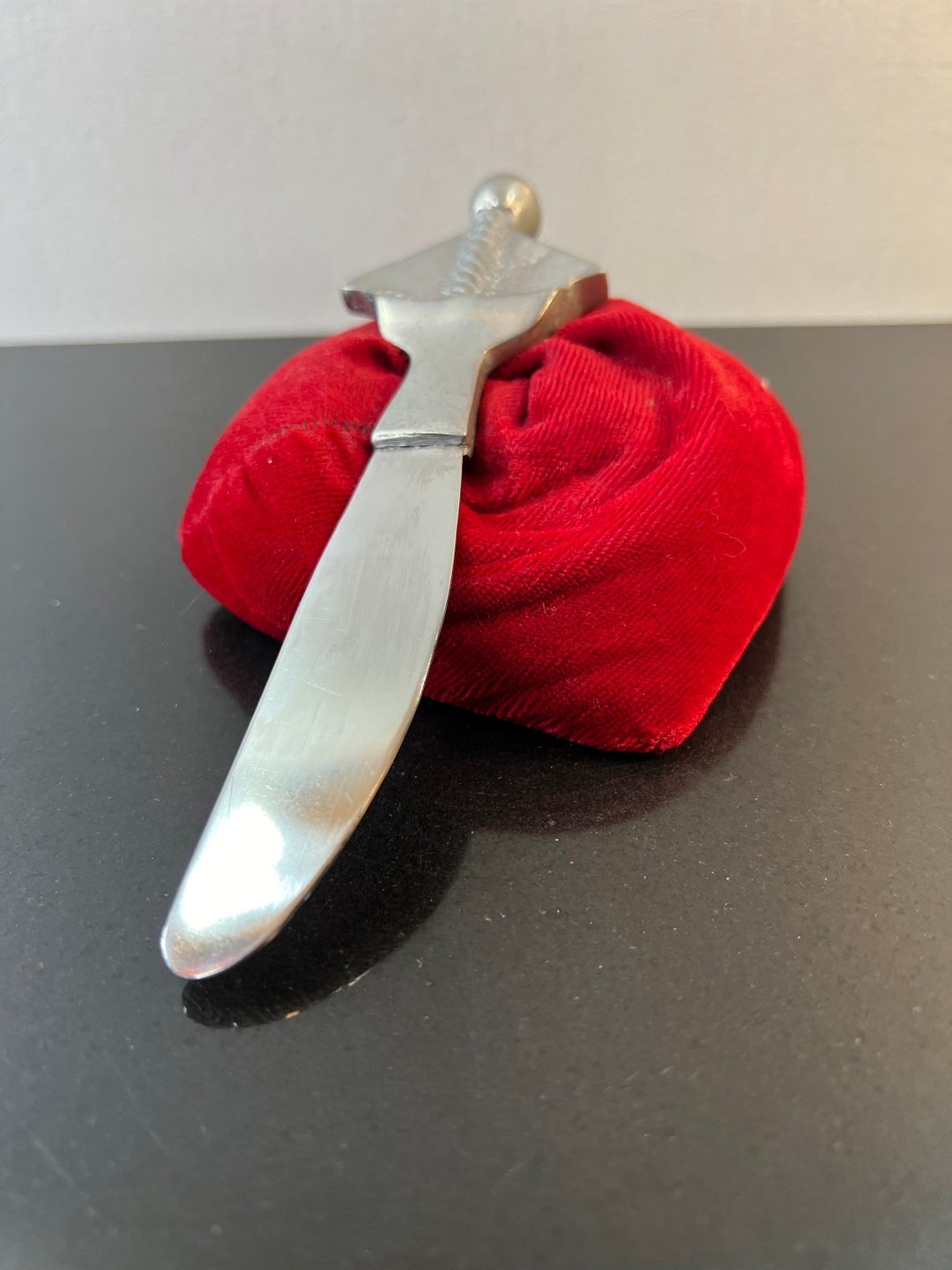 Vintage Pewter Cheese Knife - Etsy