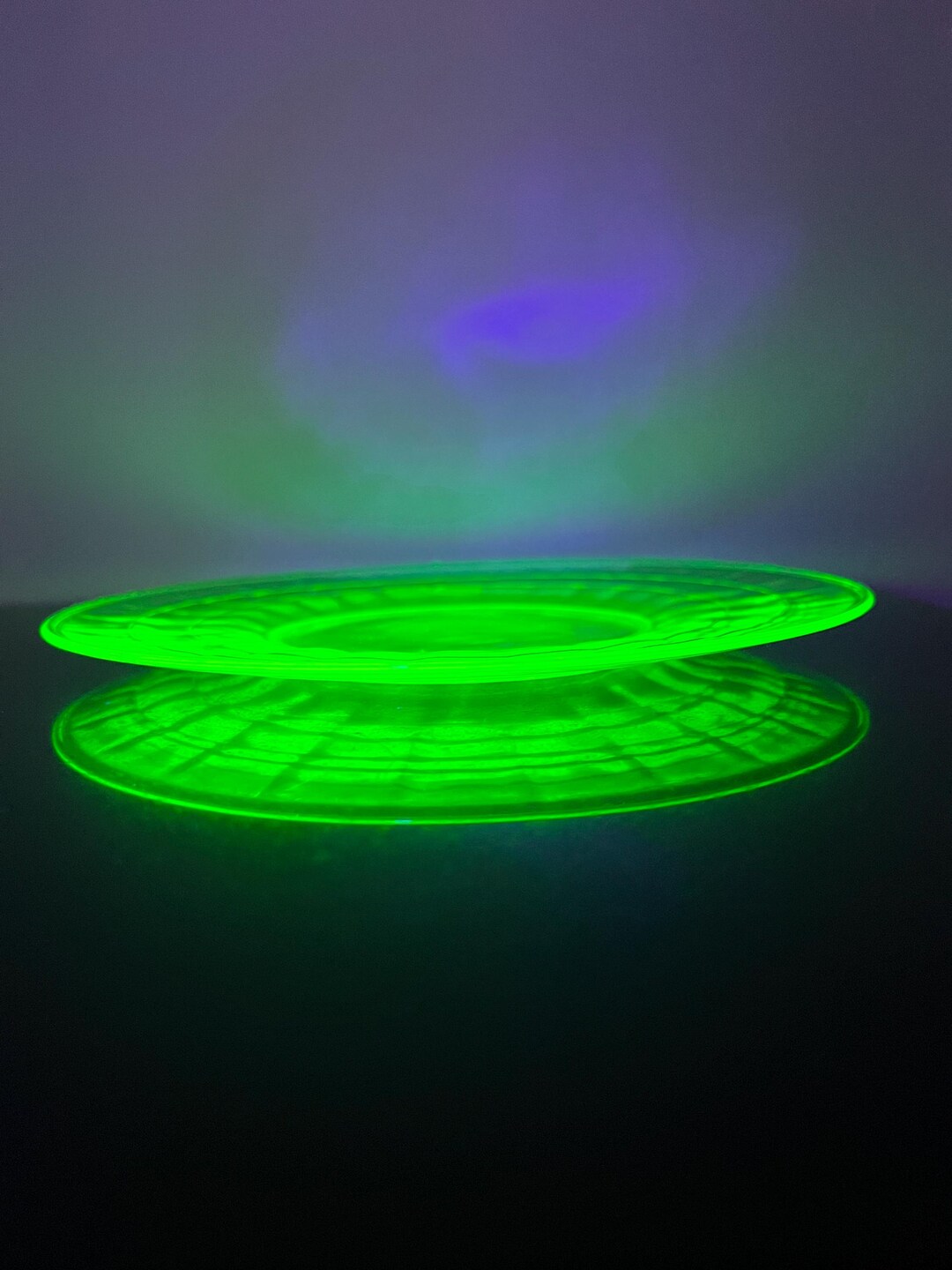 Vintage Uranium Salad Plate - Etsy