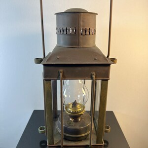 Vintage Neptune Oil Lamp - Etsy