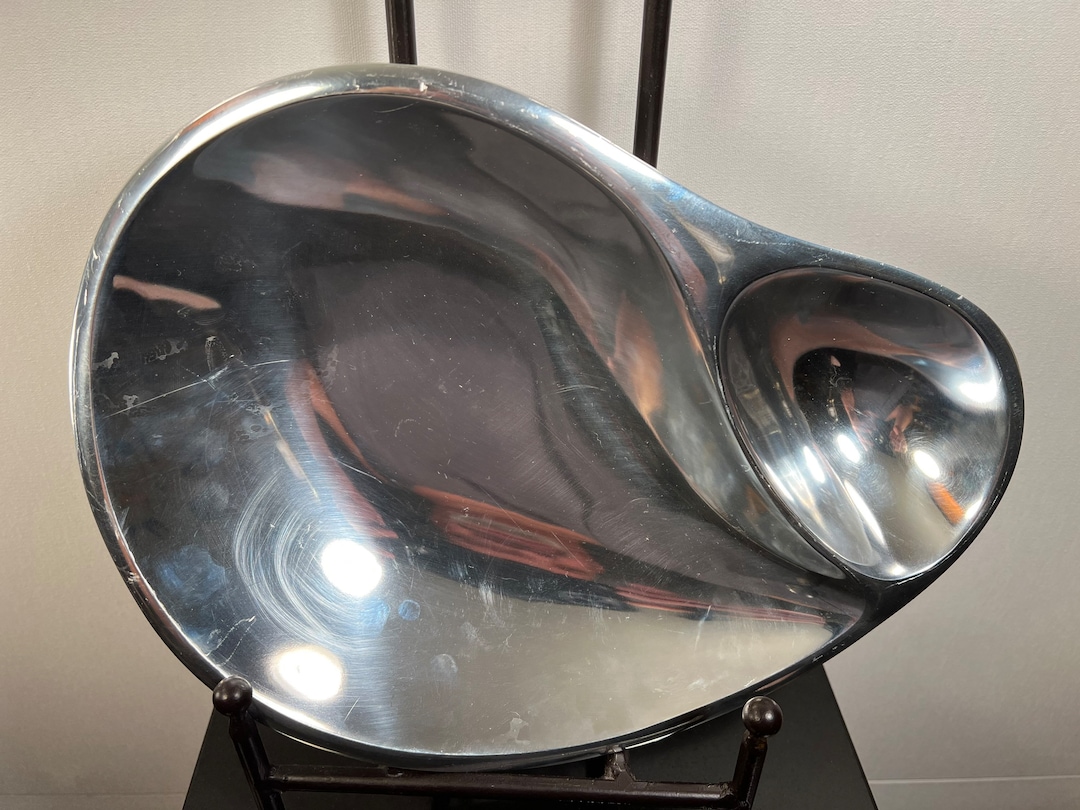 Vintage Nambe Chip and Dip Bowl (as Is) - Etsy