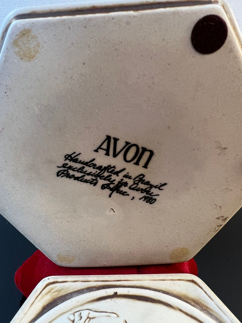 Vintage Ceramic Avon Box - Etsy
