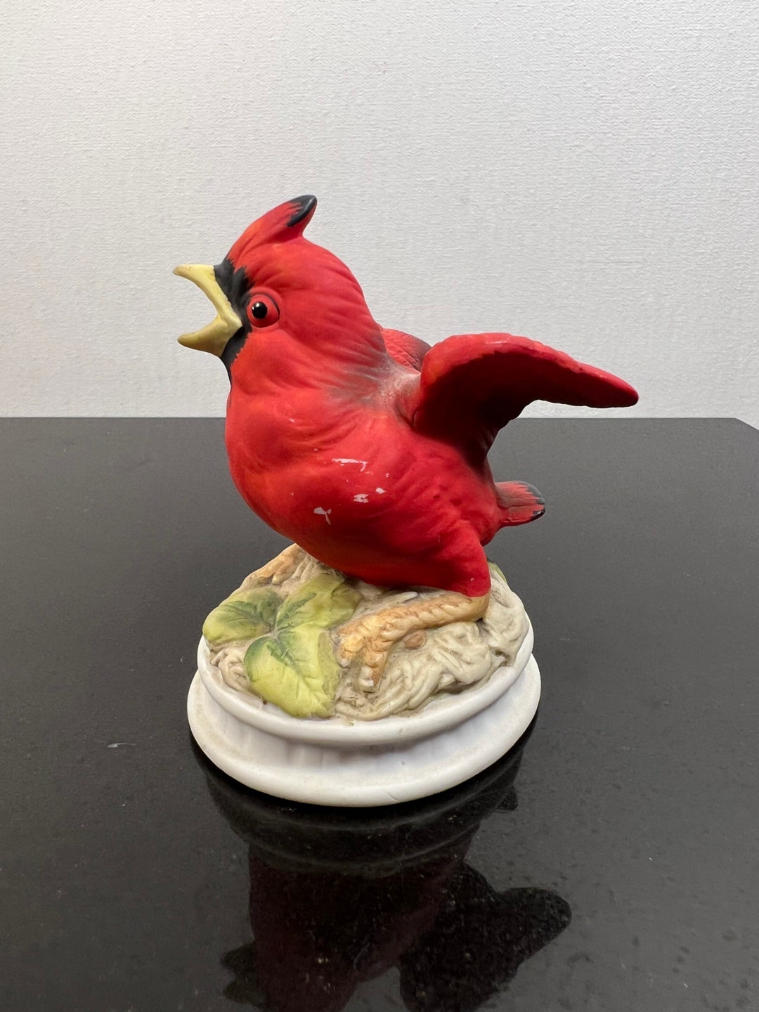 Vintage Lefton Porcelain Cardinal (as Is) - Etsy