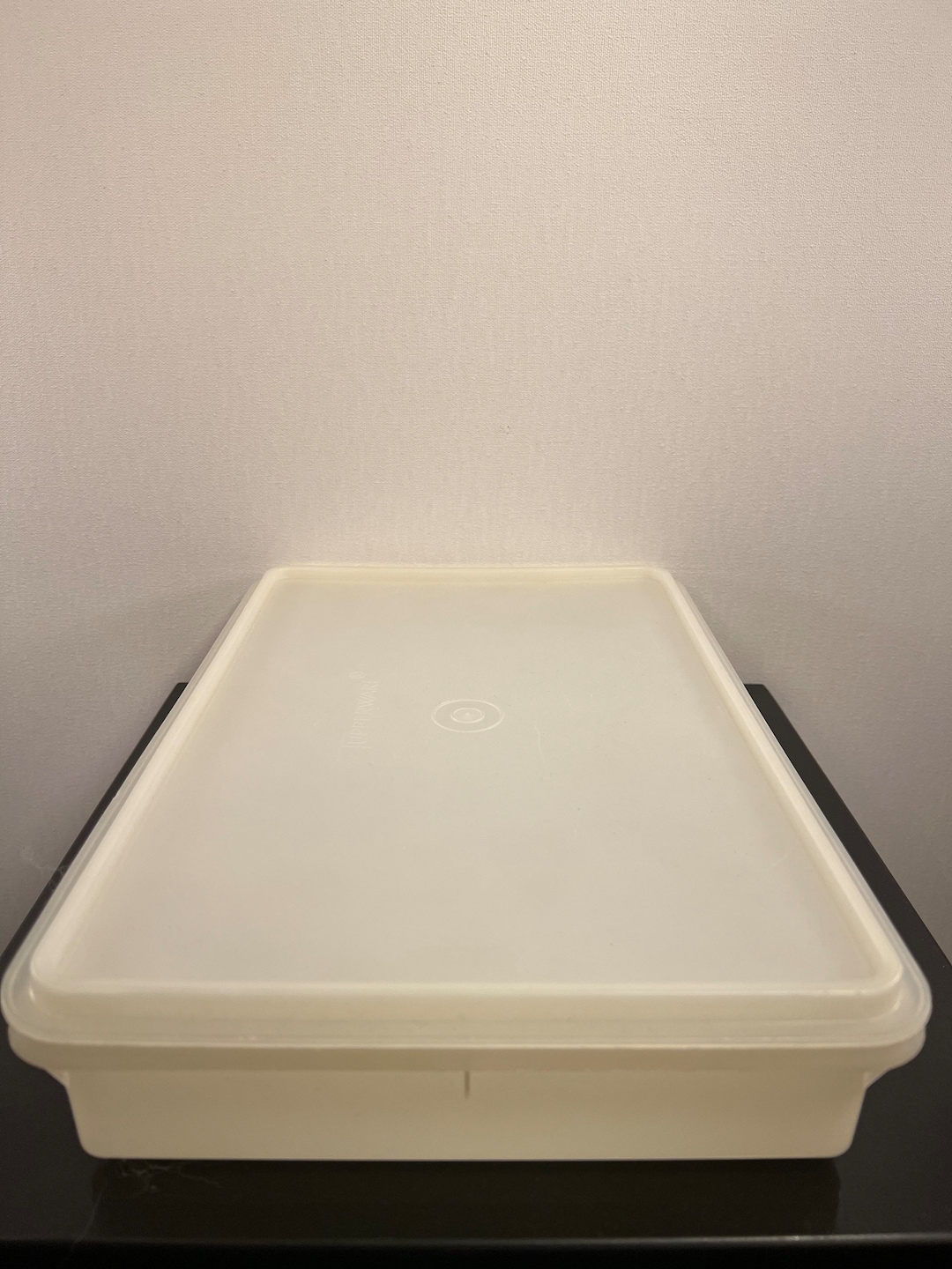 Vintage White Tupperware Container - Etsy