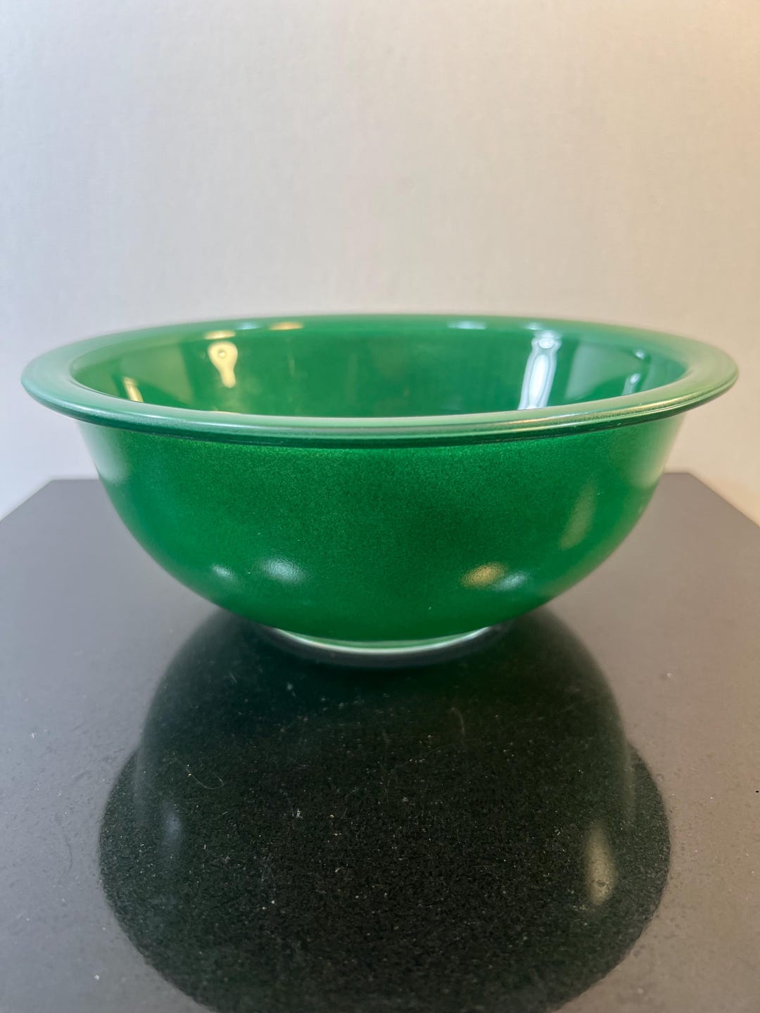 Vintage Green Pyrex Bowl - Etsy