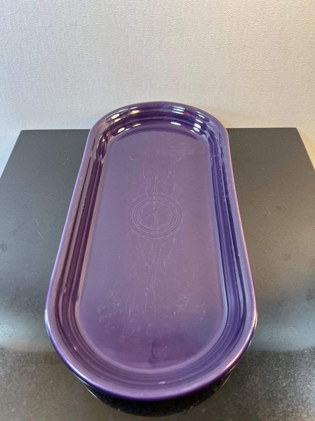Vintage Purple Fiesta Ware Bread Platter - Etsy