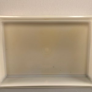 Vintage White Tupperware Container - Etsy