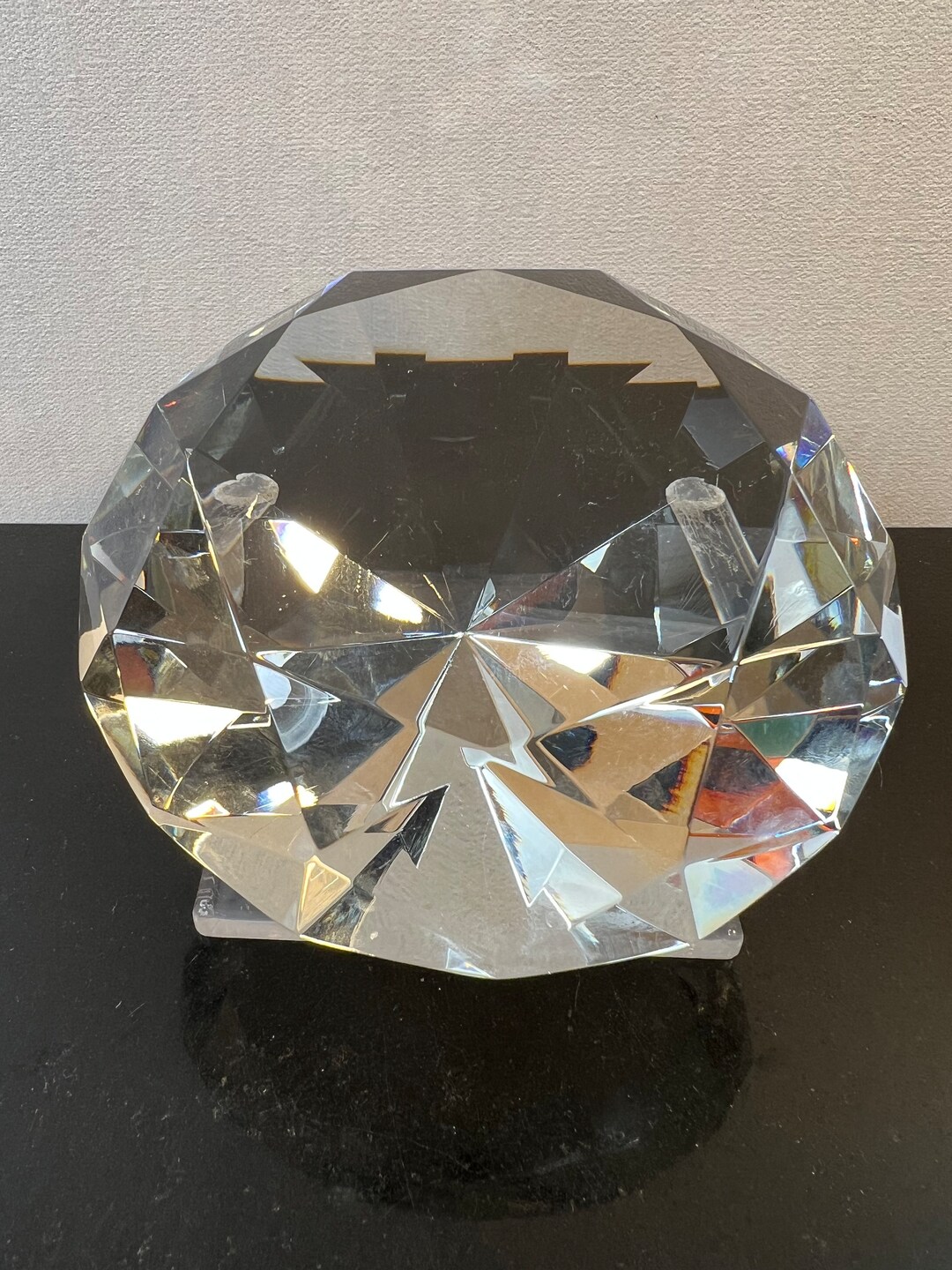 Vintage Glass Diamond - Etsy