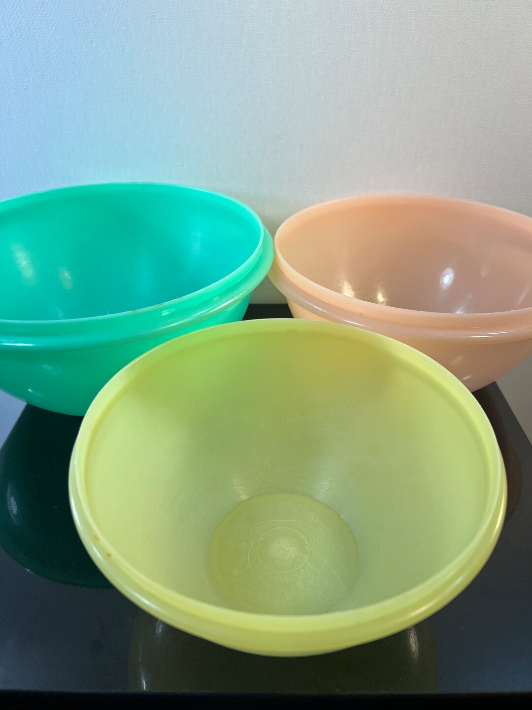 Vintage Pastel Tupperware Bowls (as Is) - Etsy