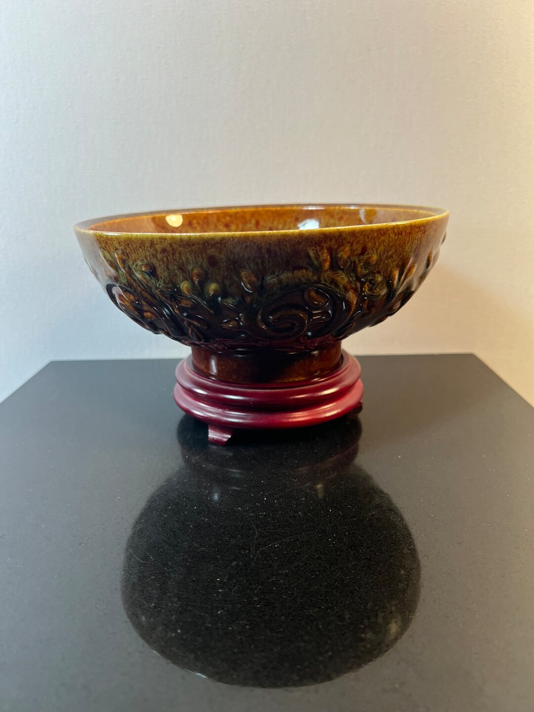 Vintage Haeger Ceramic Bowl - Etsy