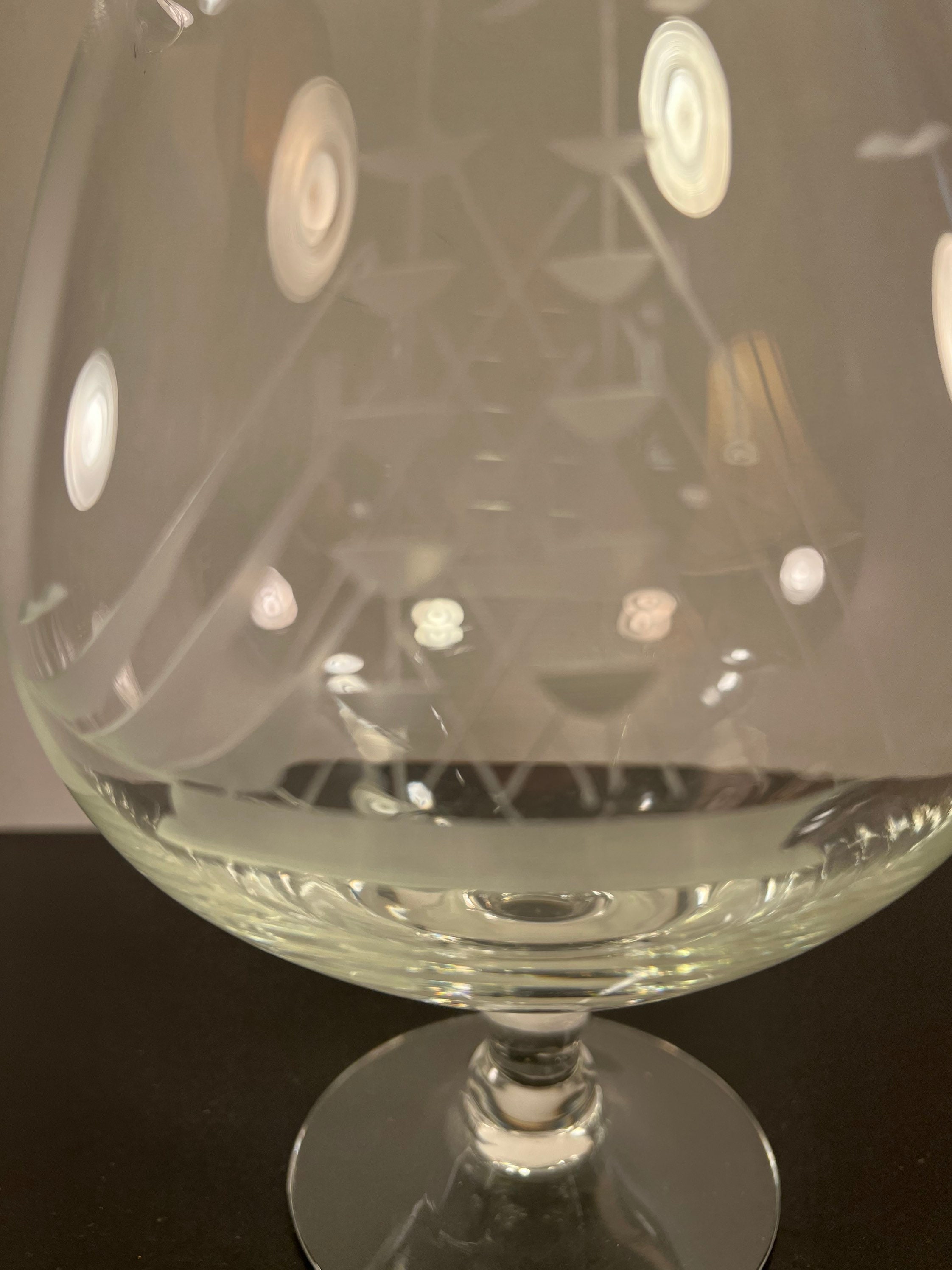Vintage Large Snifter Glass - Etsy